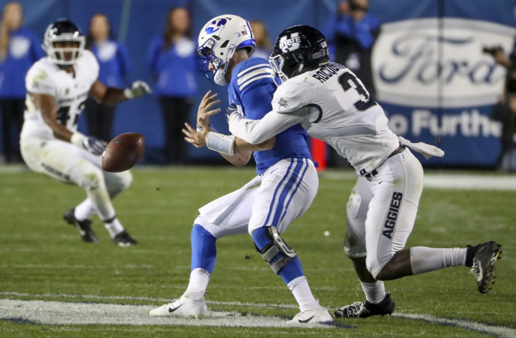 Utah State Beats BYU Handily, 45-20 In Provo - KSL Sports