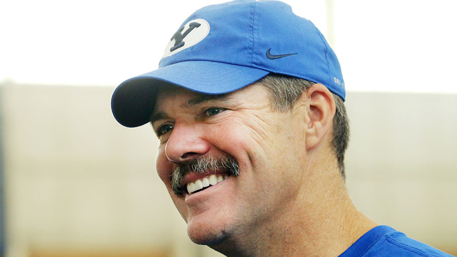 Jeff Grimes Is Excited About BYU's Wide Receivers ‘As A Whole’