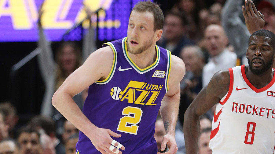 Joe Ingles Ties Bryon Russell For Third In Three-Point Makes