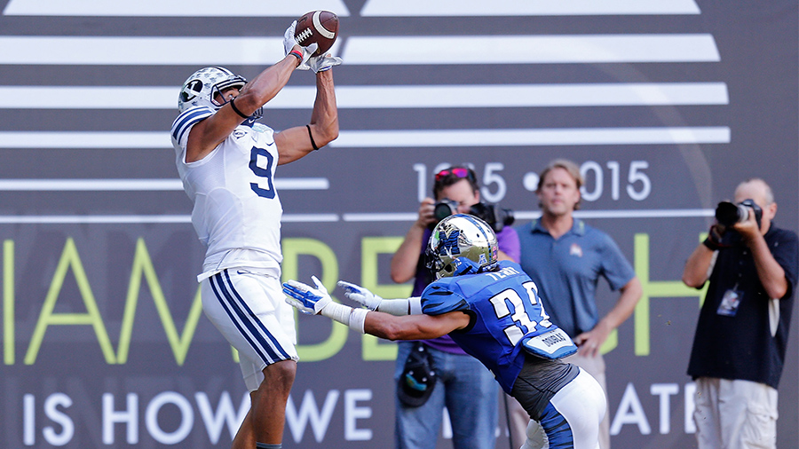 Former BYU Wide Receiver Jordan Leslie Signs With Salt Lake Stallions