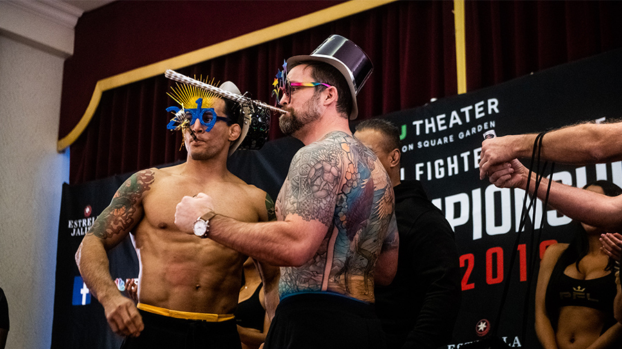 Local MMA Fighter Celebrates New Year With Tongue-In-Cheek Weigh-In