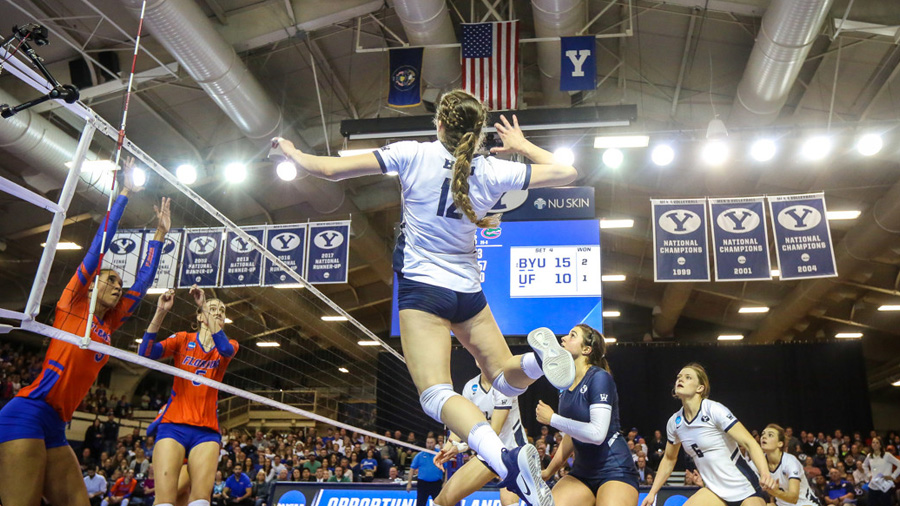 BYU Women's Volleyball Advances To Round Of Eight With 3-1 Win Over Florida