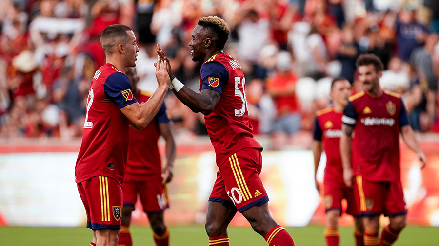 Sam Johnson Gives RSL Early Lead Against Sporting Kansas City - KSL Sports