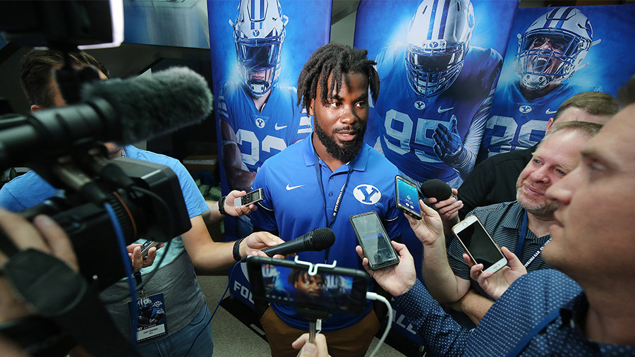 BYU Graduate Transfer RB Ty'Son Williams Happy To Be On Campus