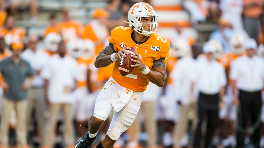 Vols Score First Against BYU On A Tipped Pass