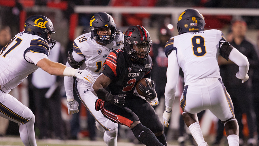 Utes RB Zack Moss Breaks Third School Rushing Record