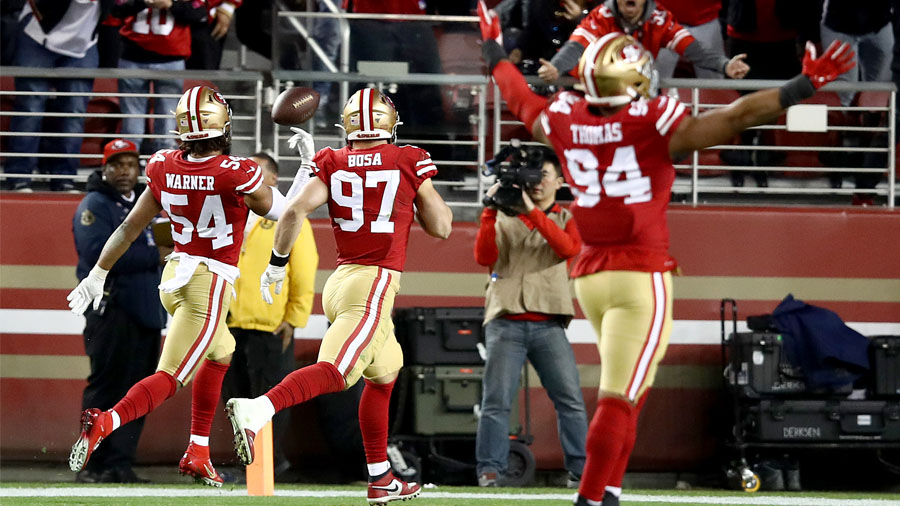 Fred Warner Scores First NFL Touchdown On Pick Six Against Rams - KSL ...