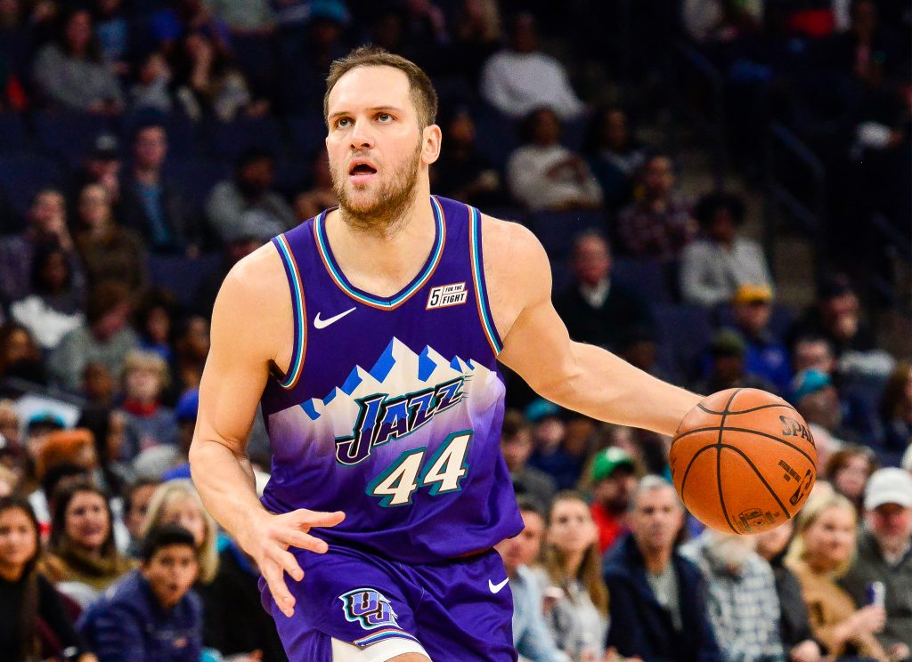 Bogdanovic Hits Three With Lots Of Contact From Rockets