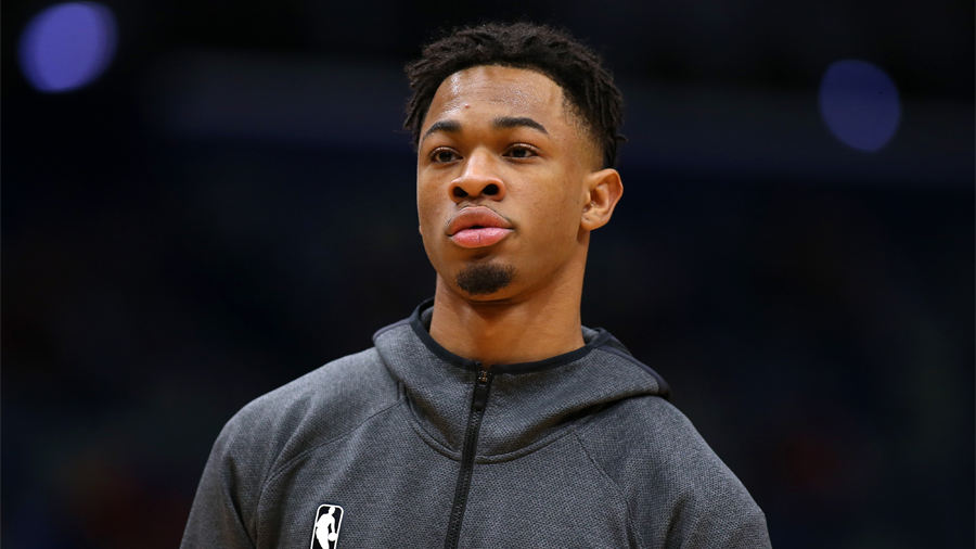 Jazz Guard Rayjon Tucker Rises Up For First Career Dunk