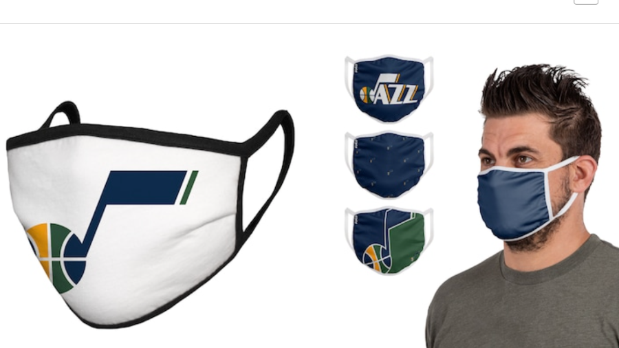 NBA, WNBA Selling Cloth Face Masks Featuring Team Logos Including Utah Jazz