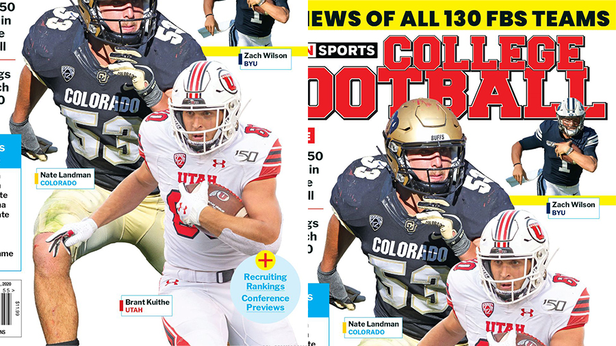 Utah TE Brant Kuithe, BYU QB Zach Wilson Featured On Cover Of Athlon ...