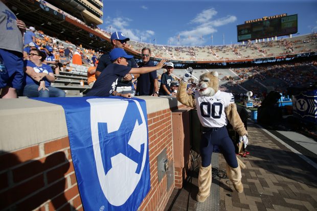 Life As BYU's Cosmo: What It Takes To Become A National Champion Mascot ...