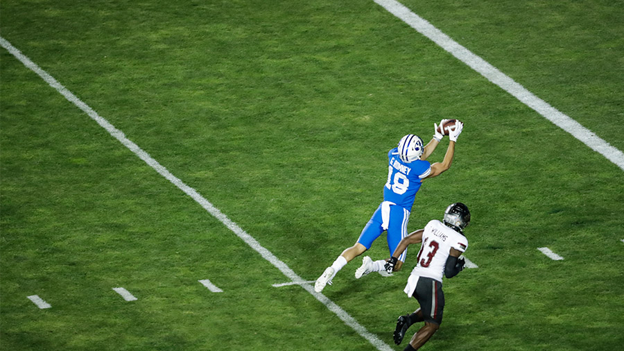 Zach Wilson Sets Up TD With Deep Throw To Gunner Romney - KSL Sports