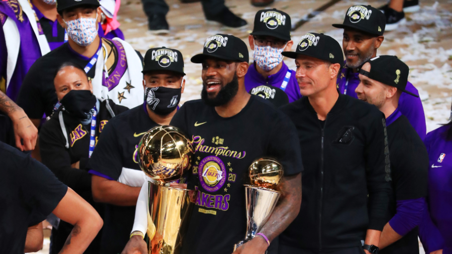LeBron James Wins Fourth Title, Leads Lakers To 4-2 Series Win Over ...