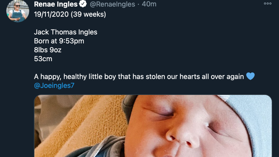 Utah Jazz Forward Joe Ingles, Renae Announce Birth Of Son, Jack