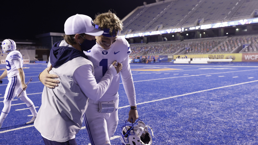 BYU's Zach Wilson Thanks Aaron Roderick For His Evolution At Quarterback