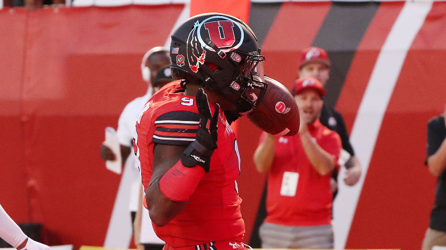 Utah RB Tavion Thomas Rolls Into End Zone For First TD Of Second Half ...