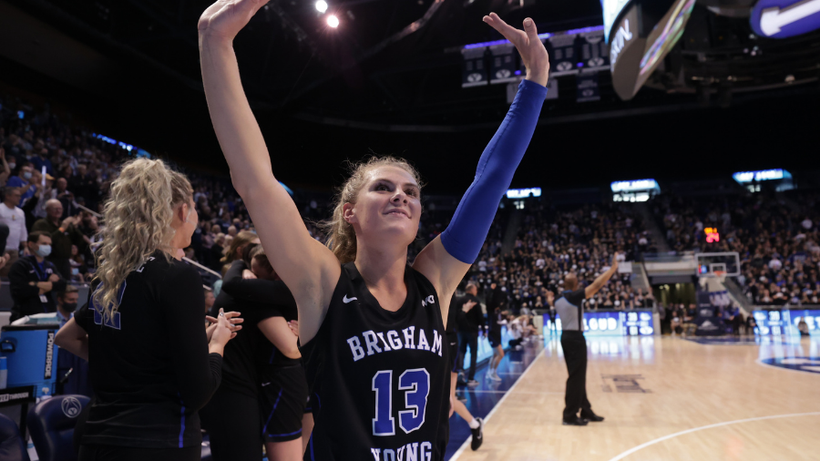 BYU Women's Basketball Crushes Gonzaga In Front Of Record Crowd
