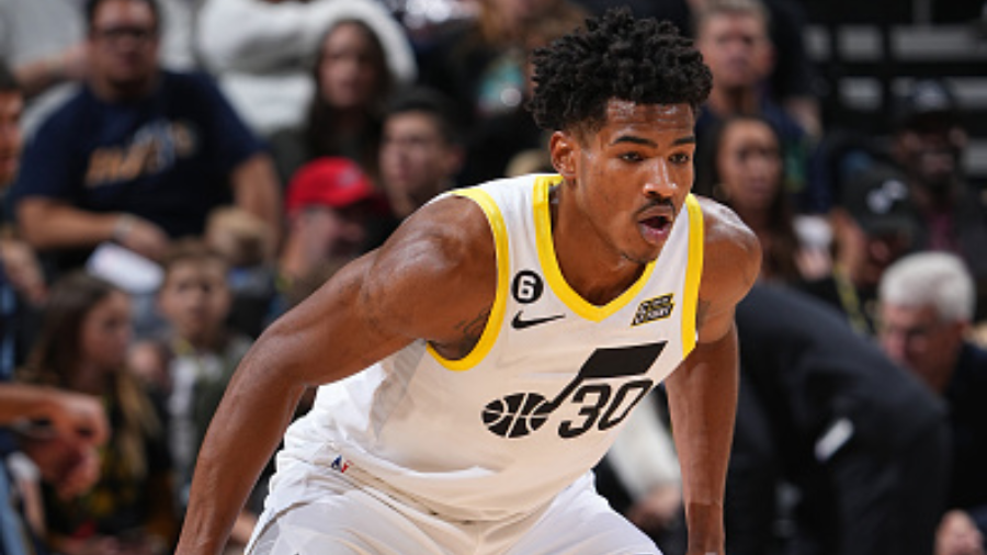 Jazz Rookie Ochai Agbaji Goes On 8-0 Run Against Rockets