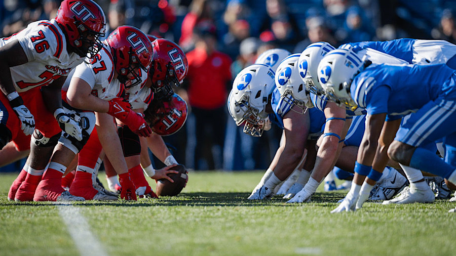 Utah Tech Scores Long Passing Touchdown Against BYU