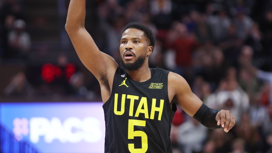 Malik Beasley Hits Impossible Fading Three To Beat Shot Clock - KSL Sports