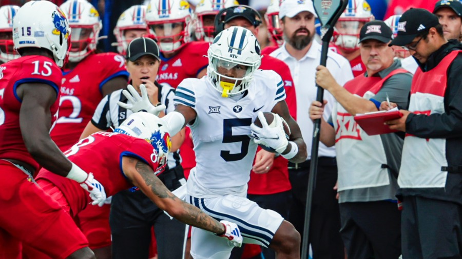 BYU's Slovis, Lassiter Connect To Tie Game Against Kansas