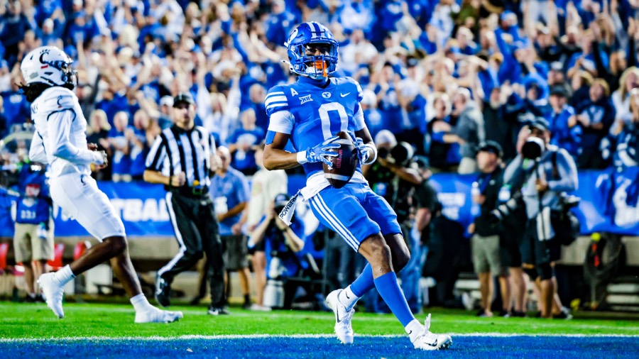 BYU Cornerback Records First Career Pick-Six Against Cincinnati