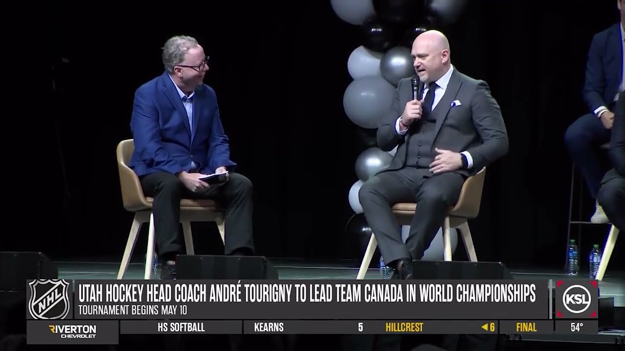 Video: Utah Hockey Head Coach Andre Tourigny To Lead Team Canada In ...