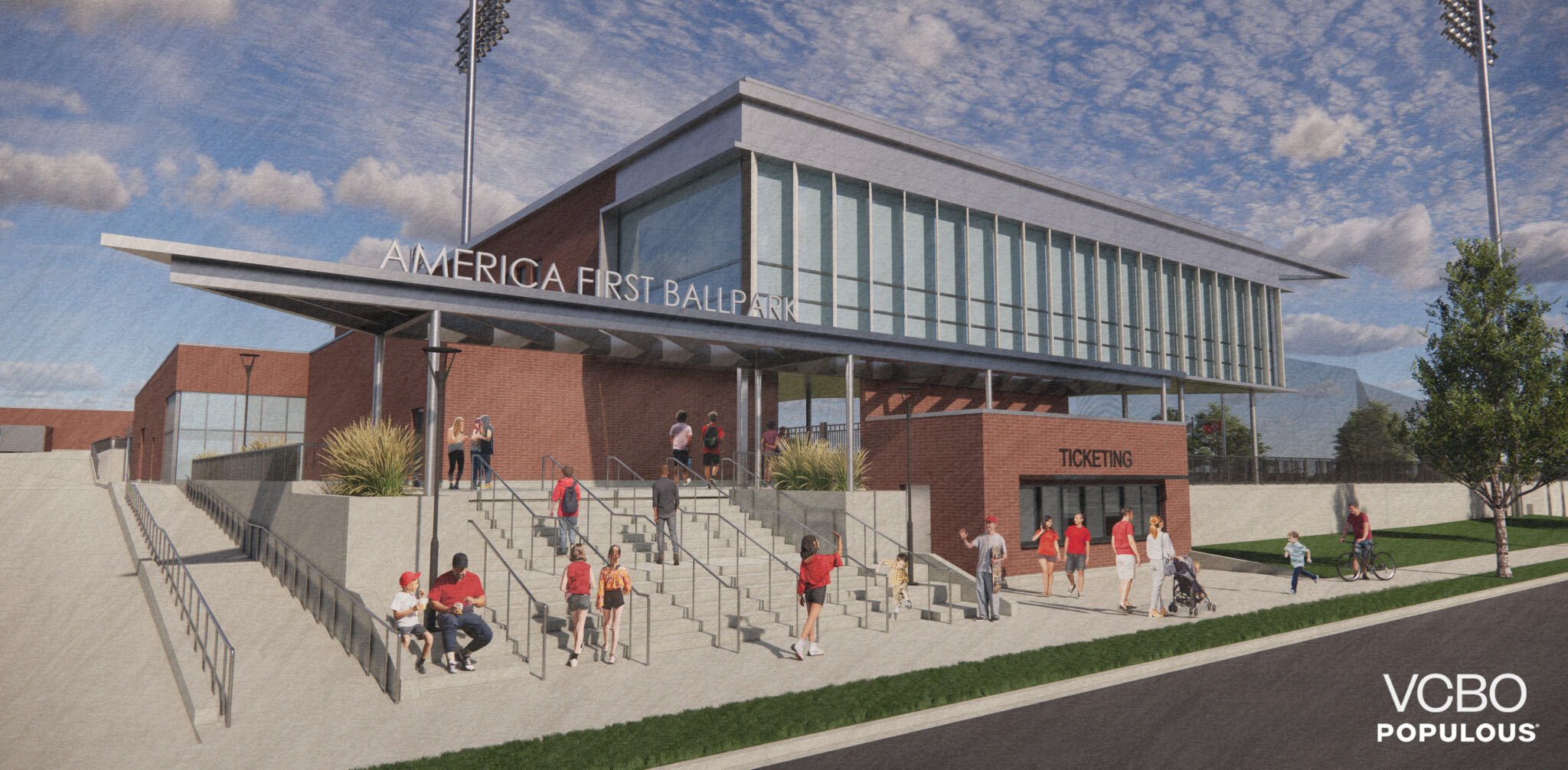 Charlie Monfort Field At America First Ballpark Construction Progress