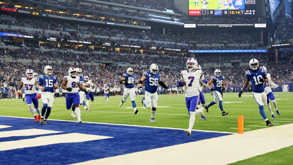 Taron Johnson Picks Off Colts, Returns Interception For Six