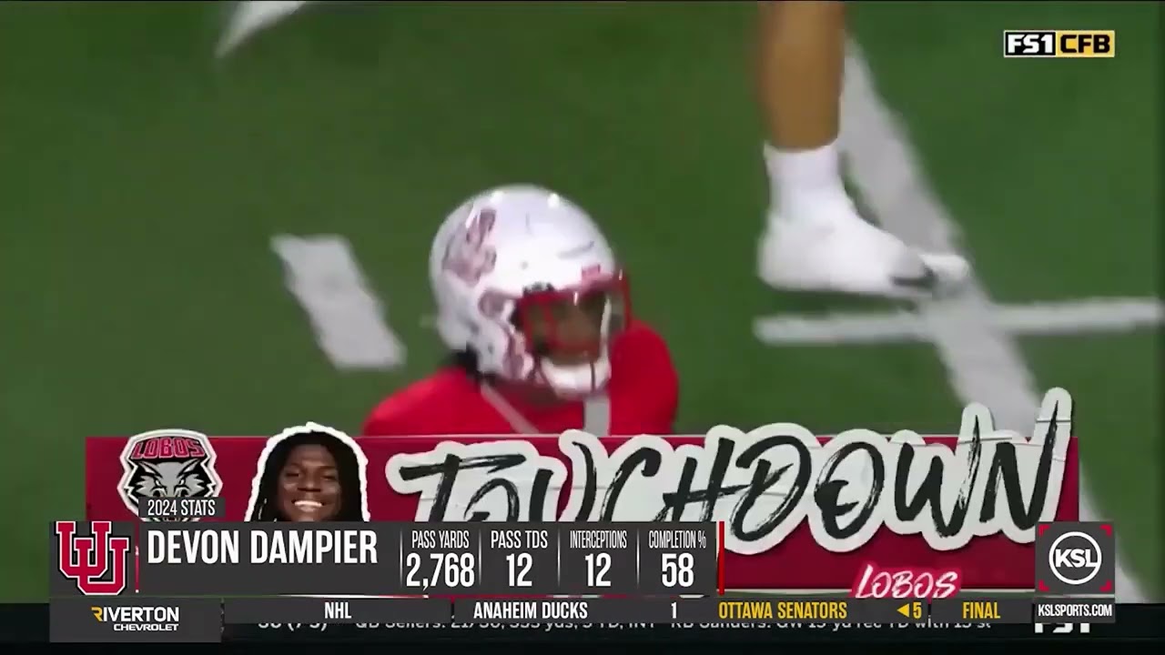 Video: New Mexico Quarterback Devon Dampier Transferring To Utah ...