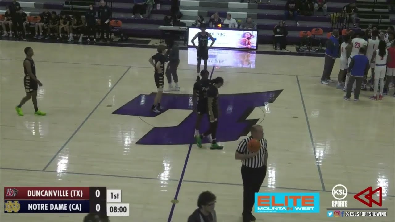 Video: 2022 Archive: Boys Basketball Utah Holiday Hoopfest: Notre Dame ...