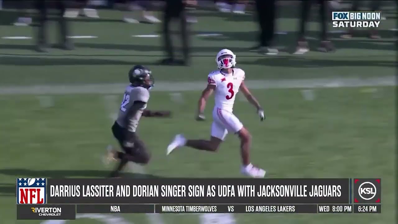 Video: Utah WR Dorian Singer & BYU WR Darius Lassiter Sign UDFA Deals ...